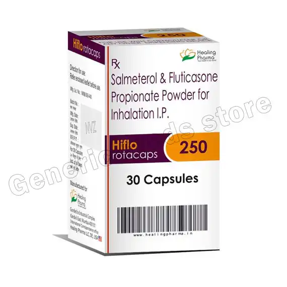 Hiflo Rotacaps 250 Mcg (Salmeterol/Fluticasone) - genericmedsstore.com